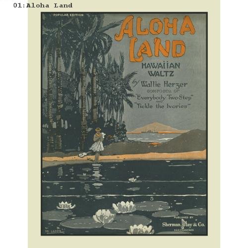 Aloha Land（SM01) – Giclee Maui キャンバスジクレーハワイアンアート